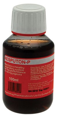 Hyperdrug Resputon-P with Elderberry 100ml pigeons.co.uk