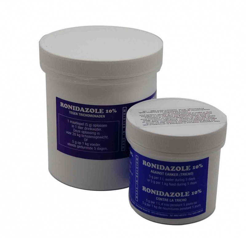 BelgaVet Ronidazole 10% for Canker pigeons.co.uk