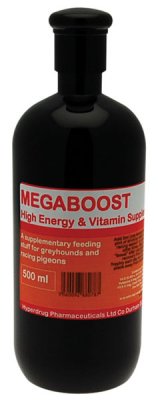 Hyperdrug Megaboost Tonic 500ml pigeons.co.uk