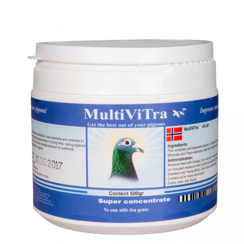 Pigeon-Vitality Multivitra 500g pigeons.co.uk