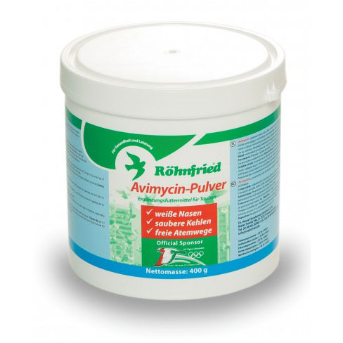 Rohnfried Avimycin Forte 400g pigeons.co.uk