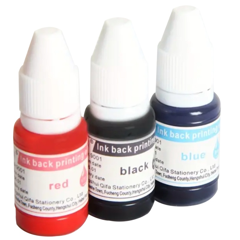 Bottle of Oil-Based Ink 6ml - For Self-Inking Stamps pigeons.co.uk